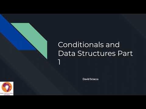 PPiAI Coding Class - Term 1 2022 Lecture 3 - Conditionals and Data Types Part 1 - YouTube