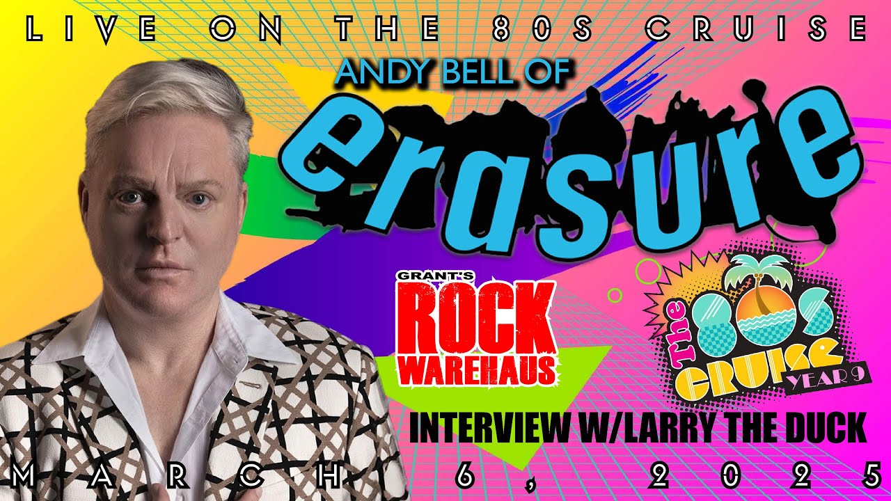 ANDY BELL of ERASURE Interview w/Larry the Duck on The 80s Cruise ...