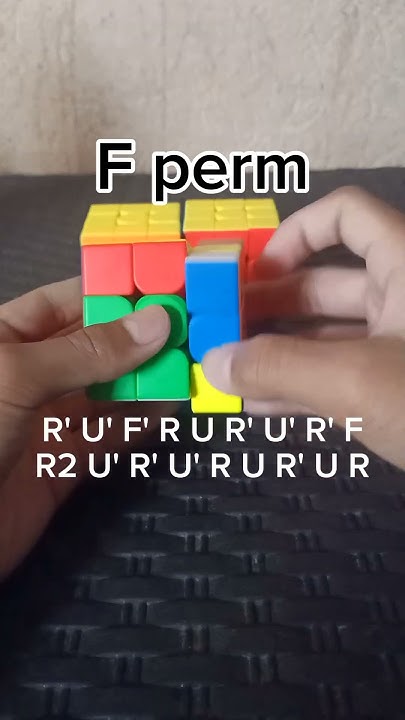 PLL algorithms part 7: F perm #rubikscube #youtubeshorts #youtube - YouTube