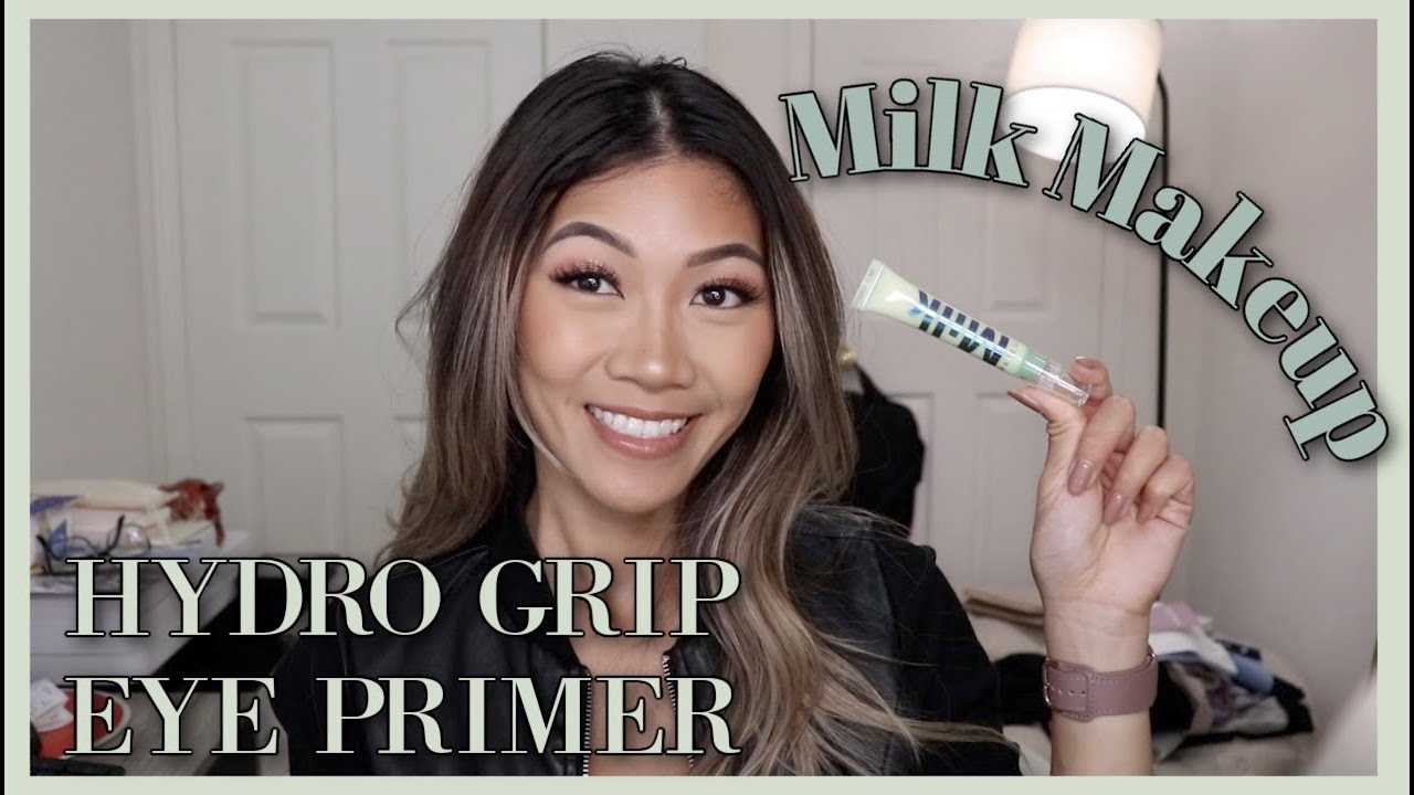 **NEW** MILK MAKEUP HYDRO GRIP EYE PRIMER REVIEW + WEAR TEST | Nadia ...