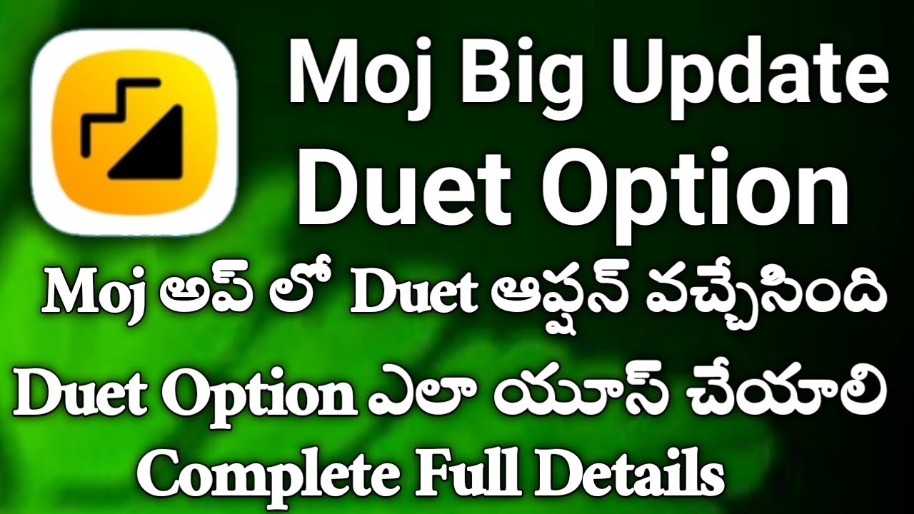 How to Duet On Moj Videos|Duet On Moj Videos|Moj App Big Update Duet ...