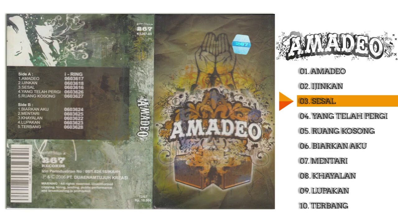 AMADEO - Full Album - YouTube