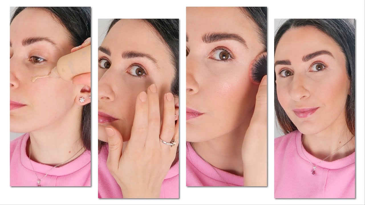 Easiest Natural Makeup Tutorial For Beginners - Part 1: Face - YouTube