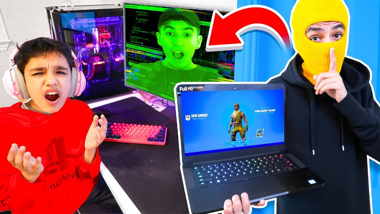 Hacker Steals My Little Brothers RARE Fortnite Account! Expensive Skins ...