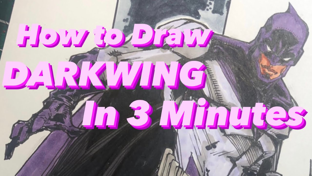 How to Draw Darkwing From Invincible In 3 Minutes - YouTube