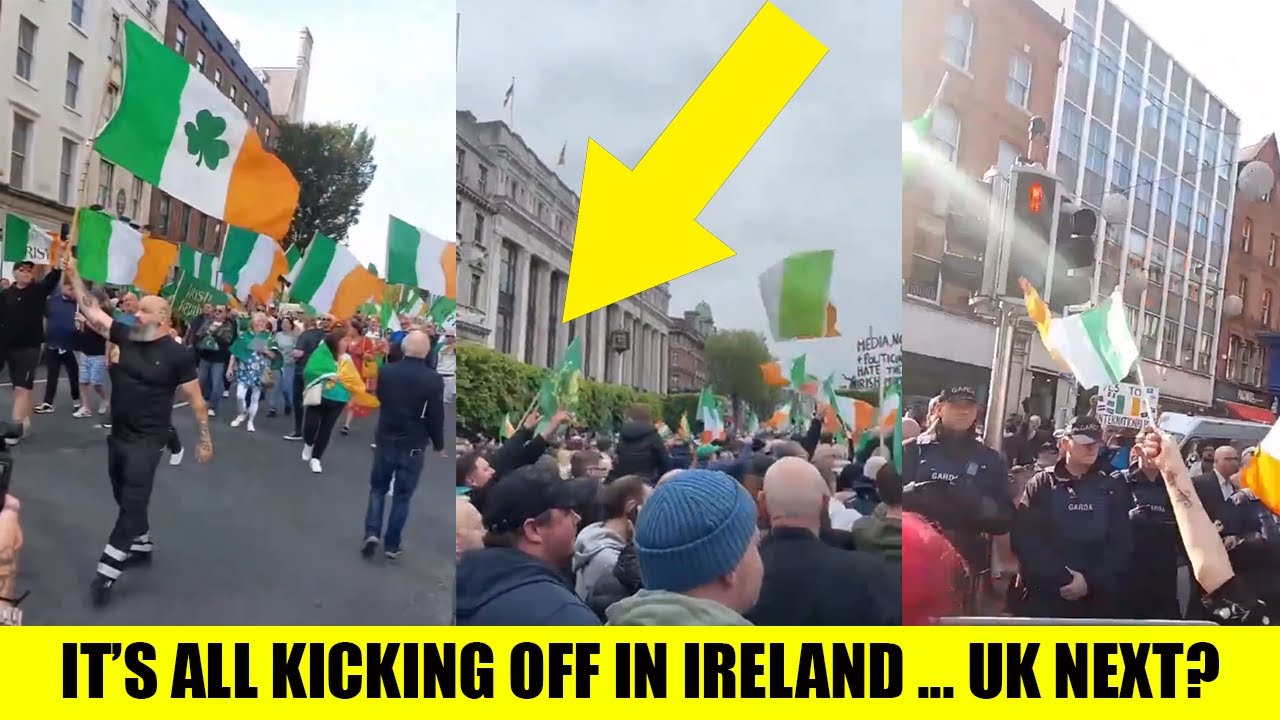 WATCH As The Irish FLOOD The Streets To STAND UP To MASS Immigration ...