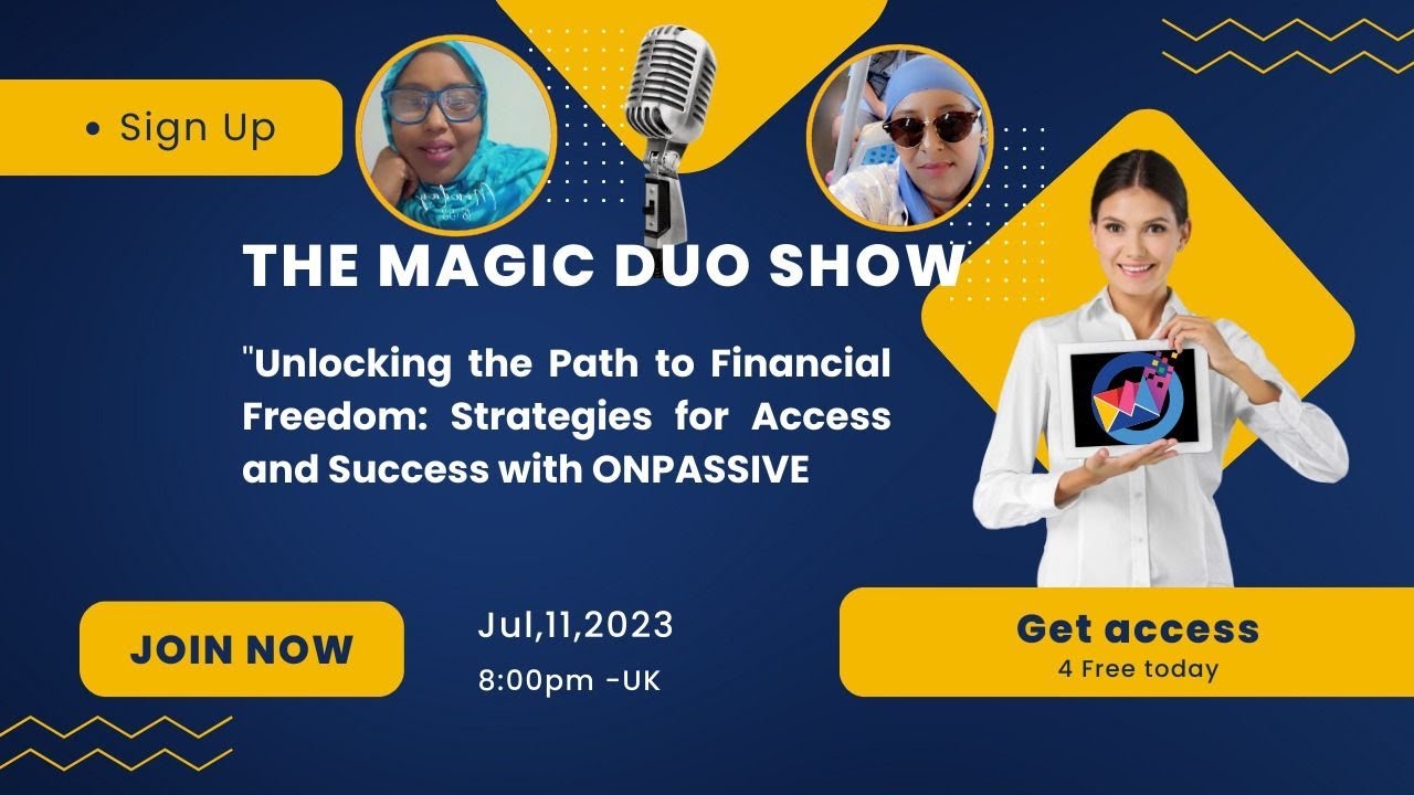 THE MAGIC DUO: Financial Freedom with ONPASSIVE - YouTube