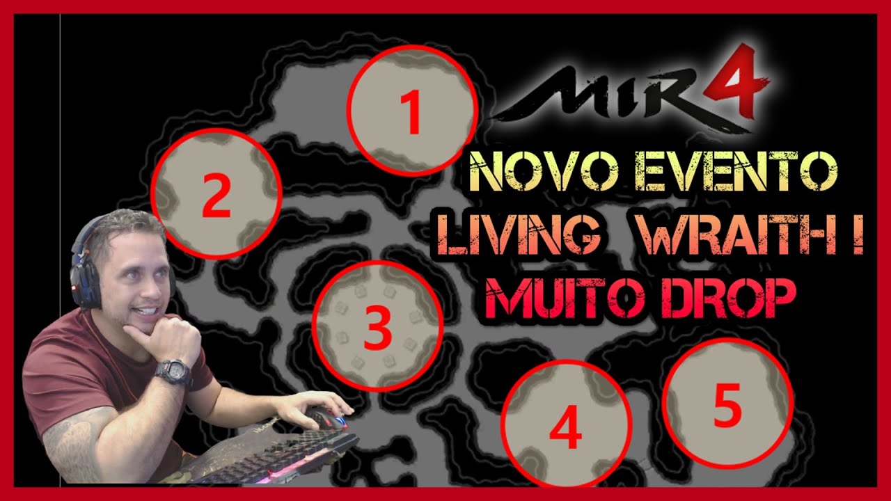NOVO EVENTO LIVING WRAITH! MUITO DROP DE ITENS/EQUIPAMENTOS TODA QUINTA ...