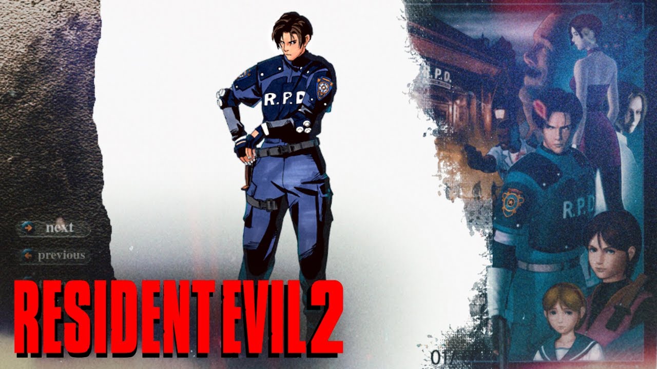 Resident Evil 2 Extras - Sketches, Concept Art & 3D Models - YouTube