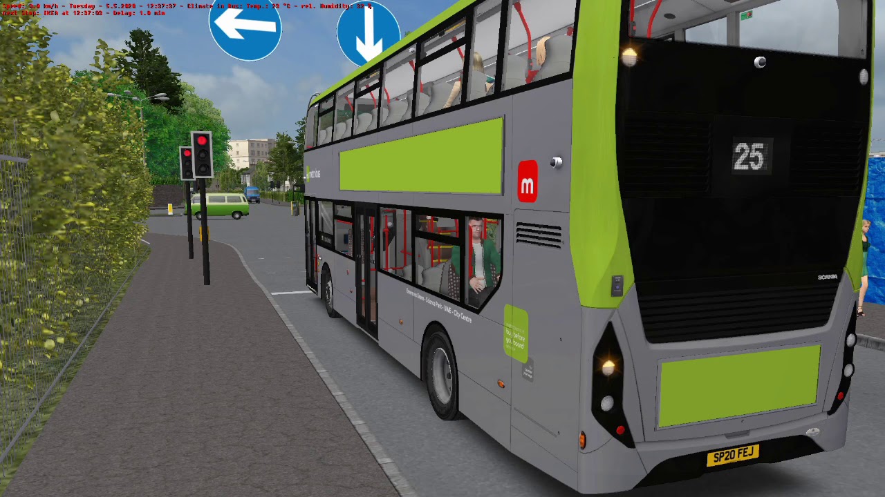OMSI 2 | Strathshire Route 25 | Scania E400MMC | Part 2 - YouTube