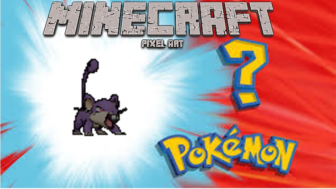 Pokémon Pixel Art Project Episode #019: Rattata - YouTube