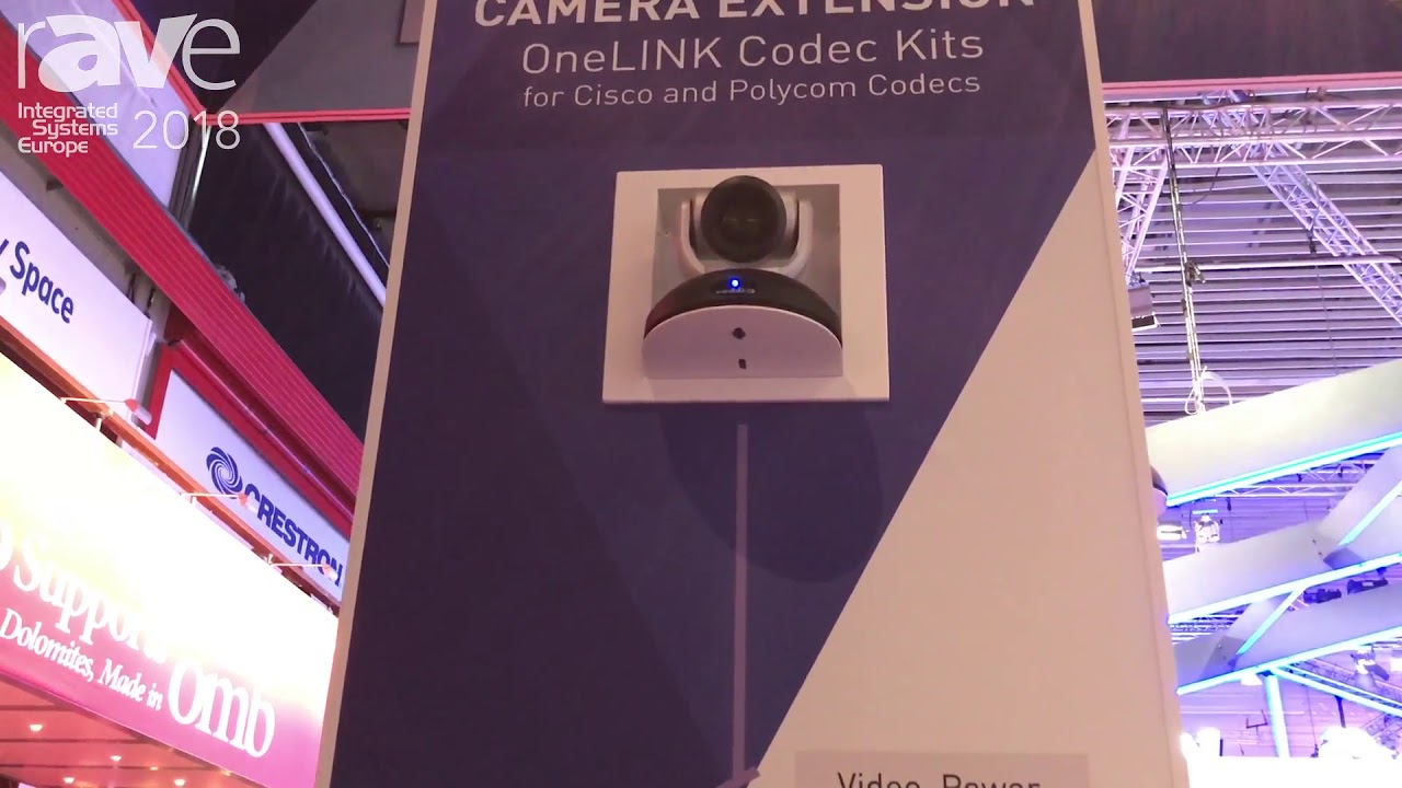ISE 2018: Milestone's Vaddio Shows OneLINK Codec Camera Extension Kits ...