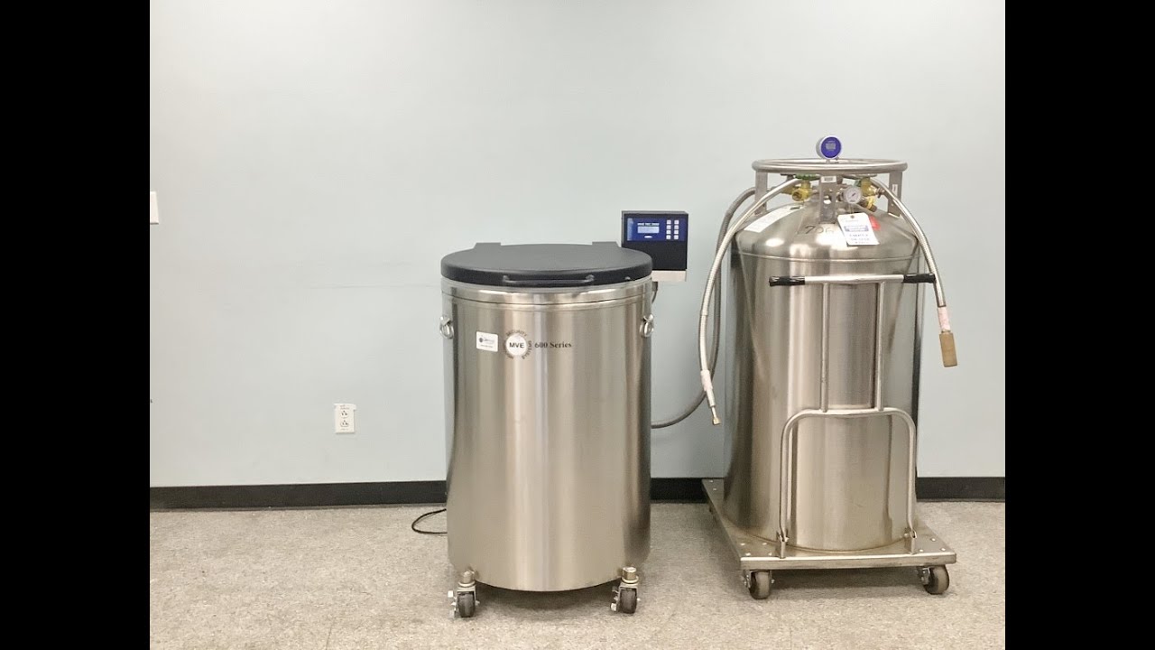 MVE 600 Cryogenic Storage System ID 24481 - YouTube