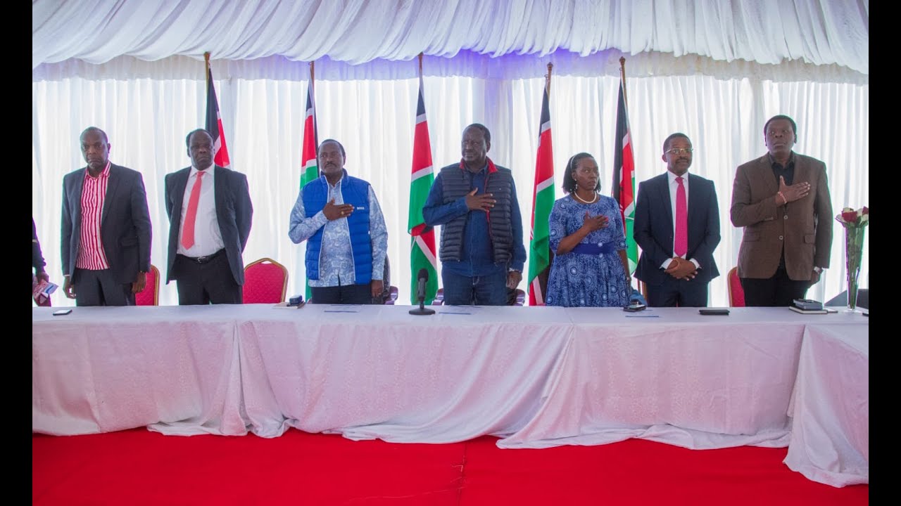 Azimio-One Kenya Coalition Press Briefing on Sondu Killings & Haiti ...
