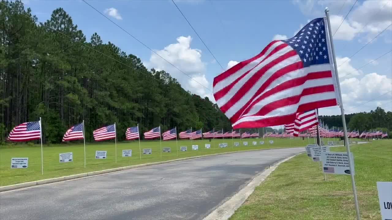 Flags of Freedom display returns to Valdosta's Freedom Park this ...