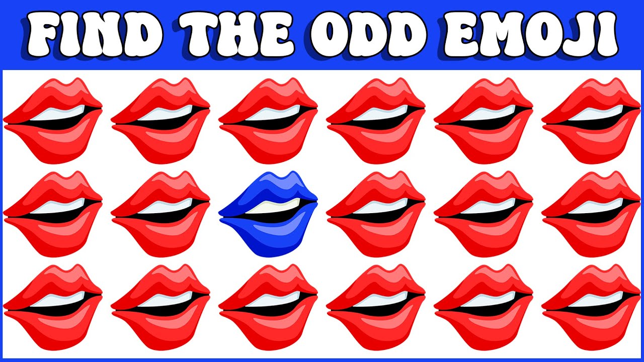 HOW GOOD ARE YOUR EYES #275 | Find The Odd Emoji Out | Emoji Puzzle ...