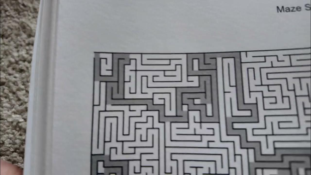 Super Fun Extremely Hard Maze Puzzle Book - YouTube