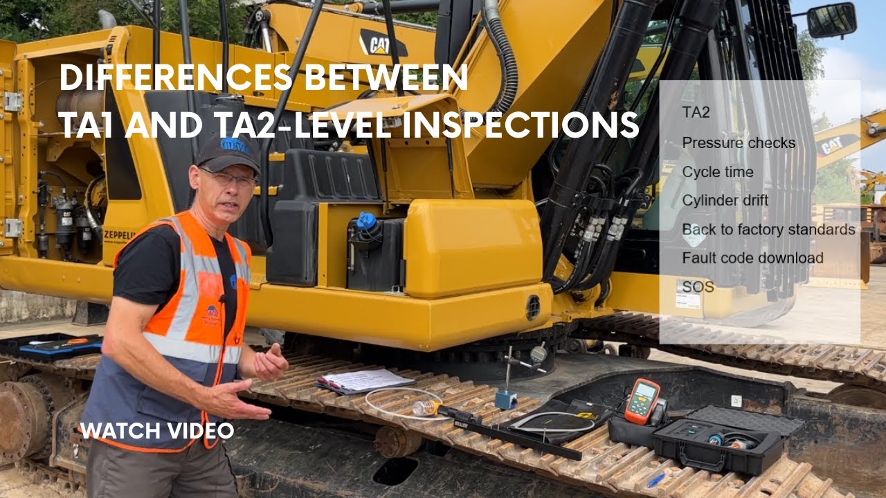 Caterpillar TA1-level and TA2-level inspection - YouTube