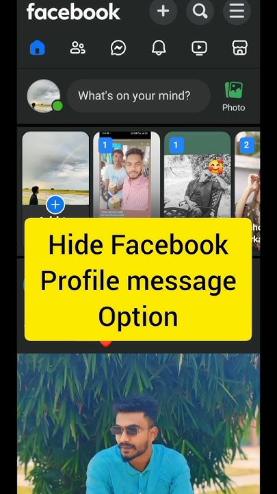Hide message option in Facebook 2024 - YouTube