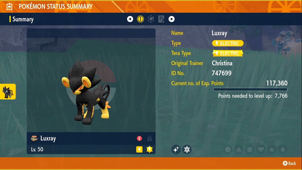 Shiny Luxray (Female) -Pokémon Scarlet - YouTube