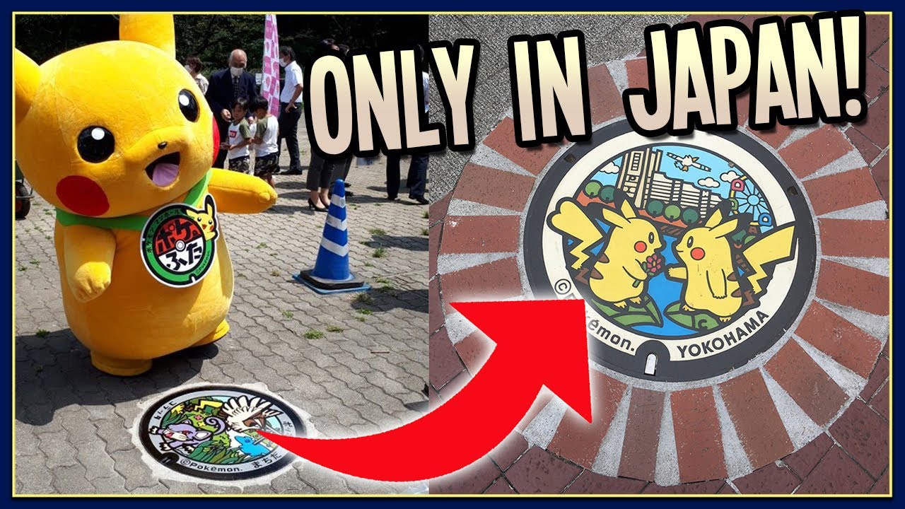 Japan's Pokemon Themed Manhole Covers - Poké Lids - YouTube
