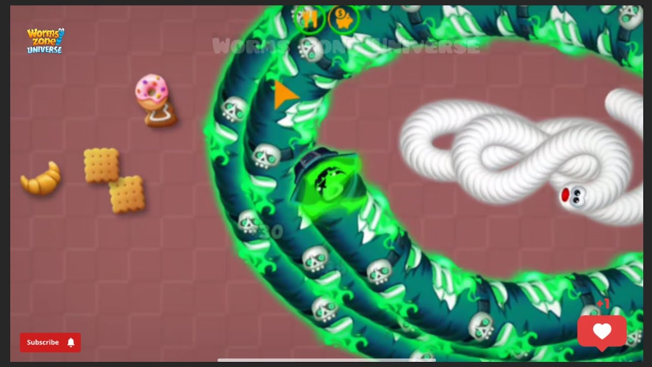 Green Worm Wears Death Hat?! White Worm Trapped in Spiral Doom! - YouTube