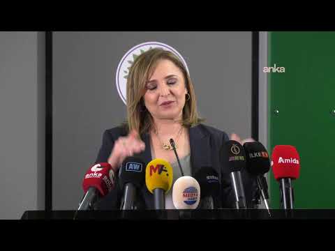 DEM Parti Sözcüsü Ayşegül Doğan, basın toplantısı düzenliyor / Ankara #Canlı