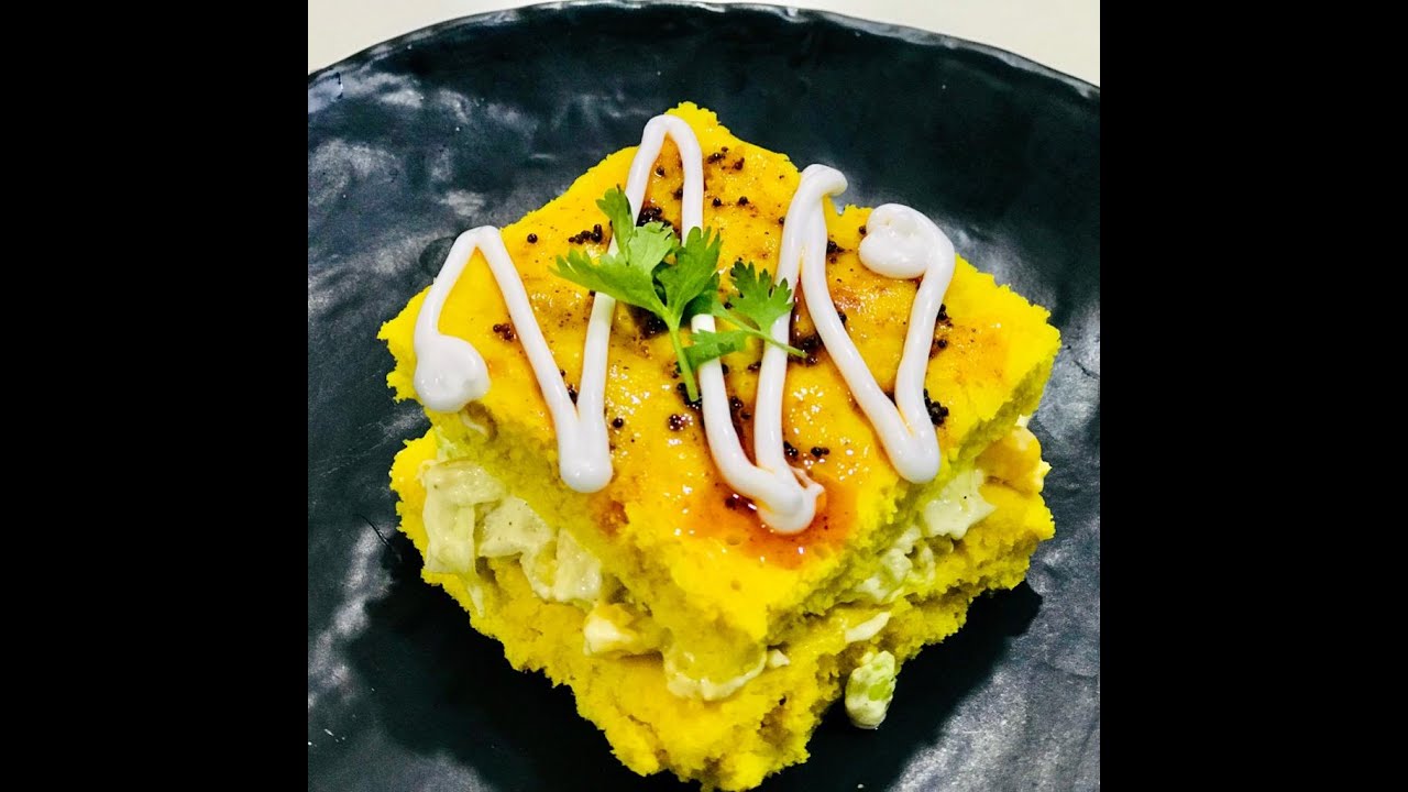 Paneer Dhokla Sandwich😋 - YouTube