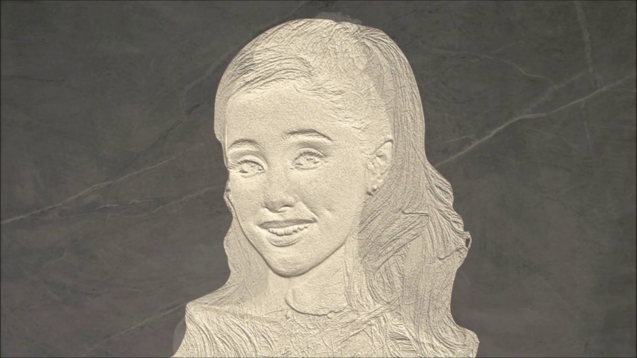 Ariana Grande - Morph of Stone Art - YouTube