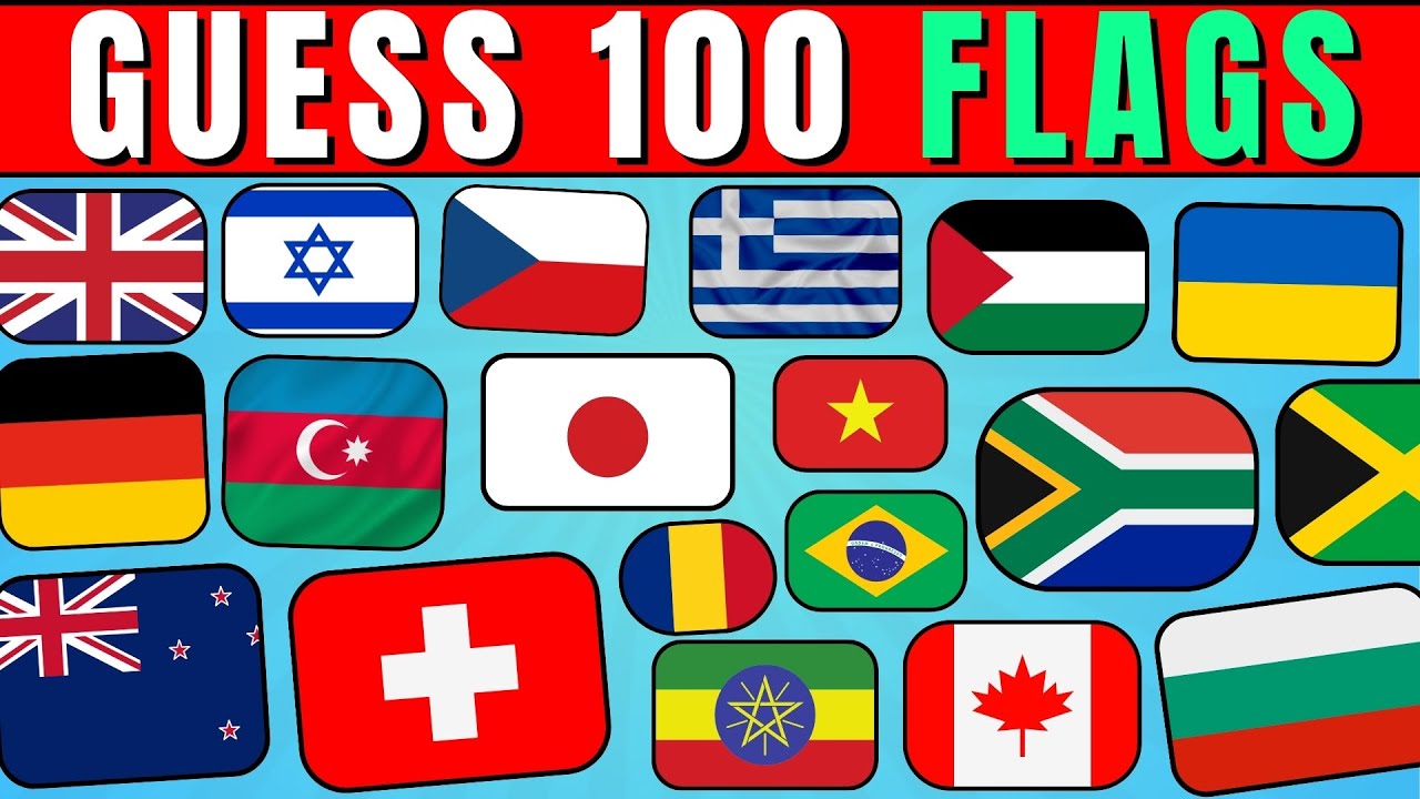 Guess the flag: Are you able to guess all the 100 flags? 🌎🌎🌎 | Check If ...
