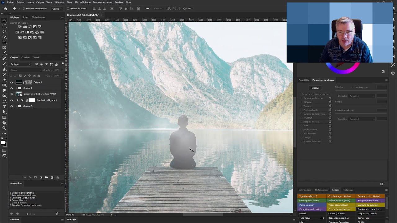 📷 Comment ajouter de la brume à vos photos dans Photoshop - YouTube