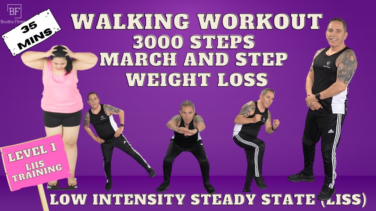 🔥3000 STEPS TURBO WALKING WORKOUT🔥WEIGHT LOSS🔥KNEE FRIENDLY🔥ONE ROUND🔥 ...
