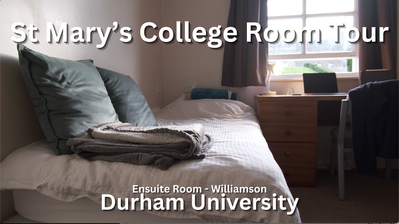 Take a tour of my college room at St Mary's College Durham - YouTube