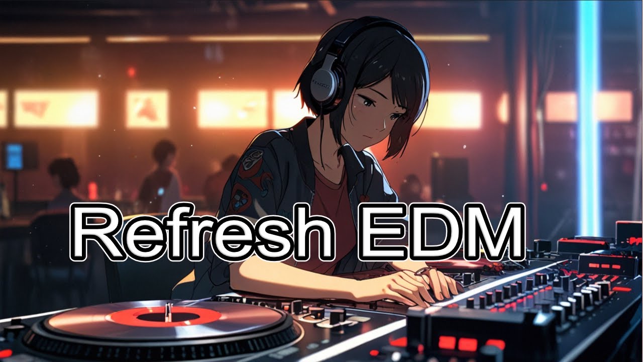 [作業BGM EDM]EDM 集中用BGM EDMで気分チェンジ｜作業・仕事用リフレッシュBGM 【Refresh EDM BGM ...