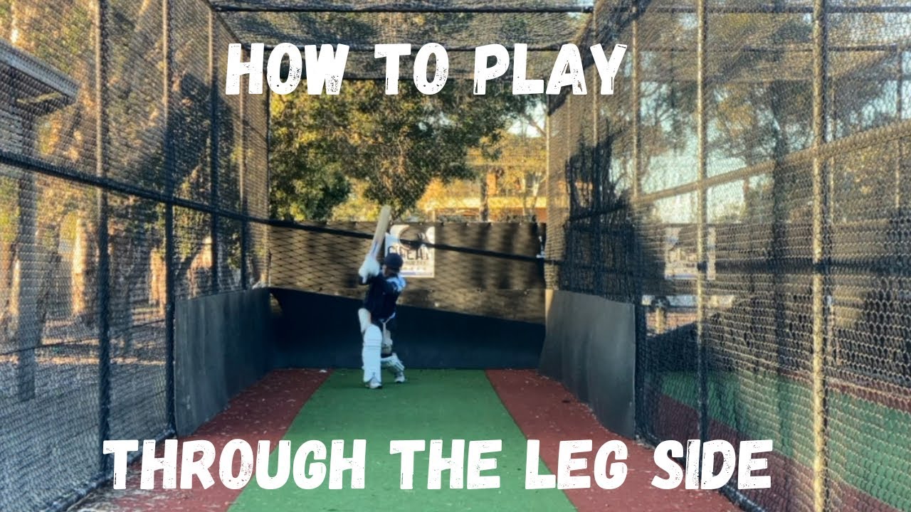 How to play through the leg side - YouTube