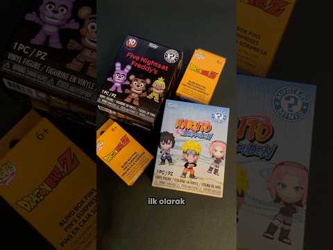 FUNKO SÜRPRİZ FİGÜRLER AÇIYORUM!✨ #shorts reklam değil  #funkopop #funko #fnaf #naruto #dragonball