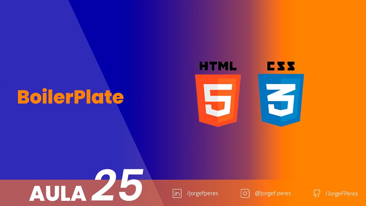 Criando nosso Boilerplate | Curso de HTML E CSS - YouTube