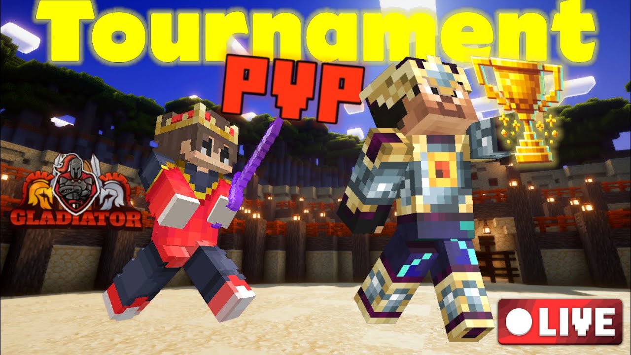 PVP Tournament in gladiators server #minecraft #shorts #pvp - YouTube
