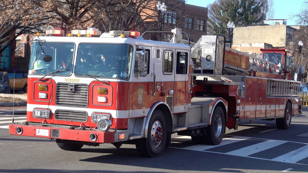 DCFD Truck 4 Responding - YouTube
