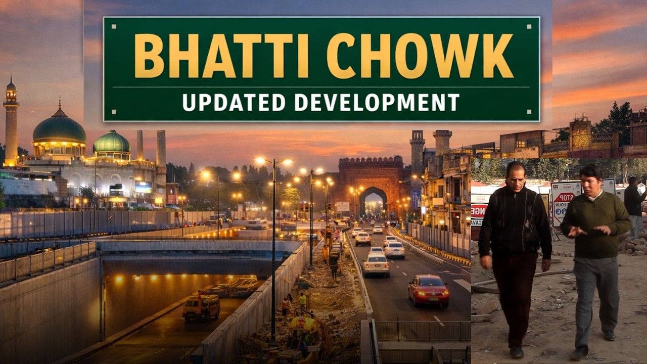 Bhatti Chowk updated Development بھاٹی چوک میں ترقیاتی منصوبہ — کام ...