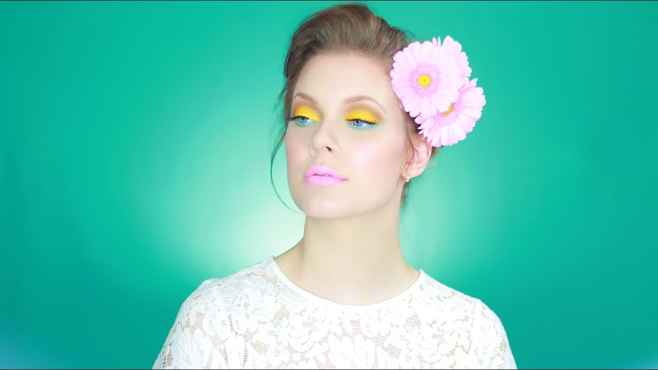 SPRING/ EASTER MAKEUP LOOK - YouTube