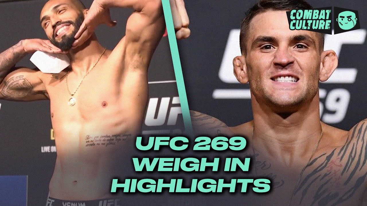 Highlights: UFC 269 Weigh-Ins - YouTube