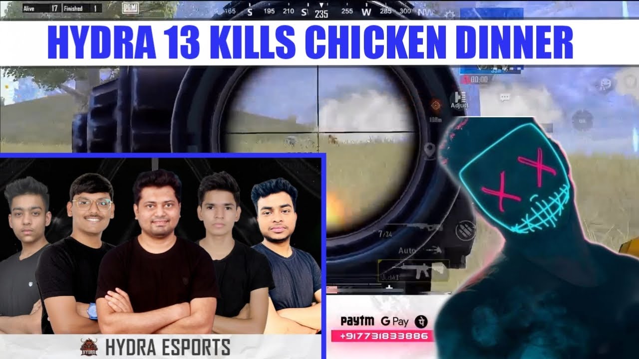HYDRA 13 KILLS CHICKEN DINNER | HYDRA EXTRA - YouTube