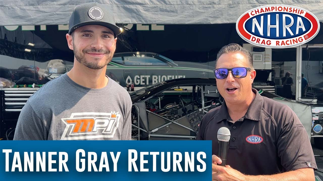 Pro Stock Champ Tanner Gray Returns to NHRA - YouTube