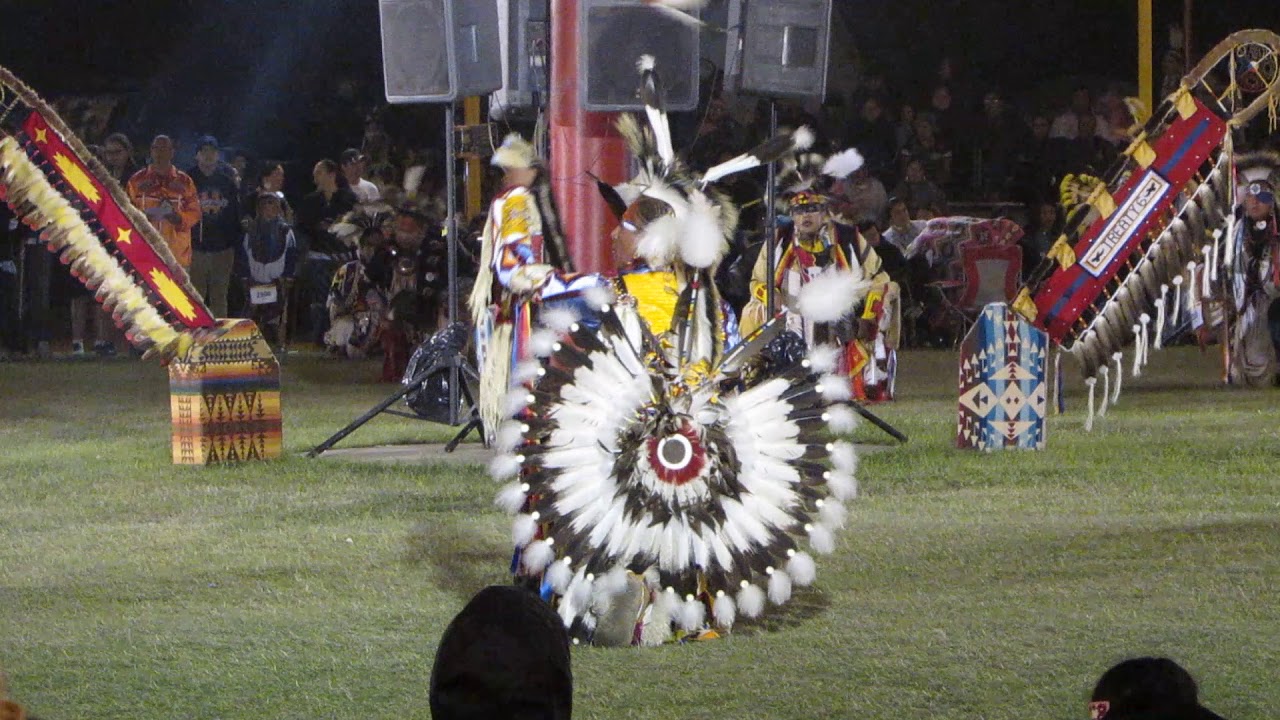 Samson Powwow 2017 Sr. Mens Trad. *SNEAK UP* ft. Nathan Chasinghorse ...