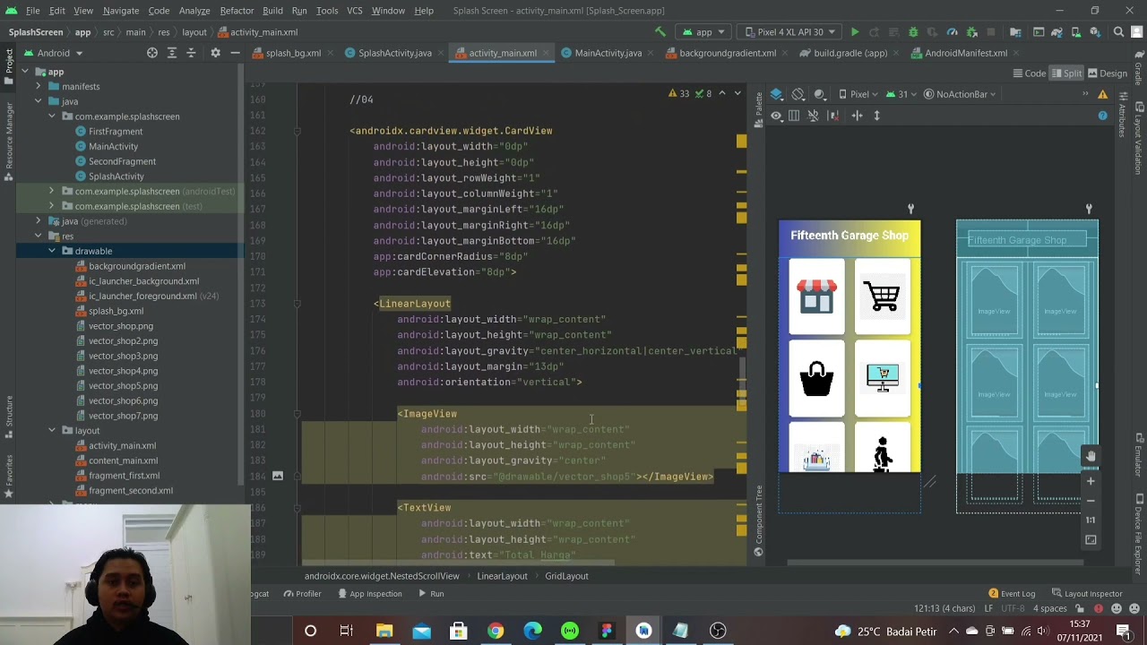 Cara Menggabungkan Splash Screen dan Halaman Dashboard atau Home di ...