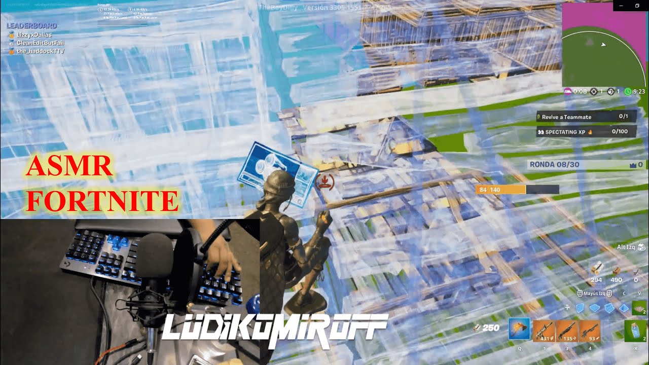 ASMR Fortnite - 😍 En combate 3 VS 3 - teclado LOGITECH - YouTube