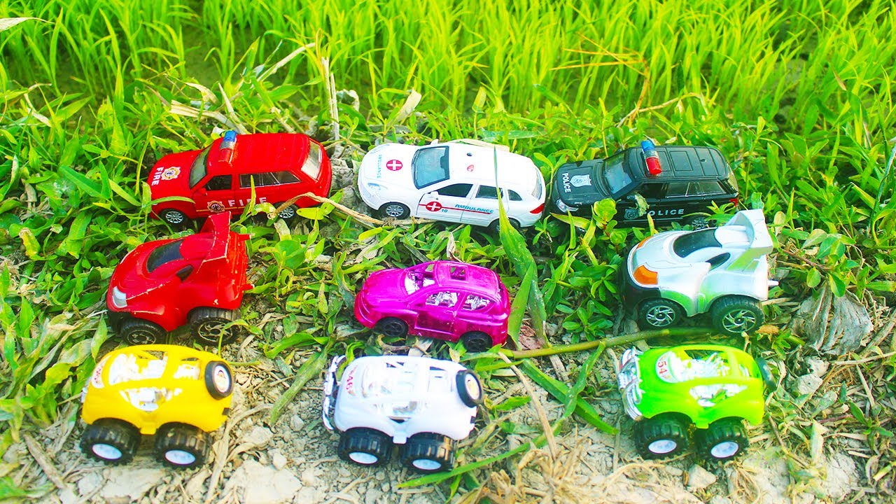 Colors with Street Vehicles | Colors with Paints car | Colors for ...