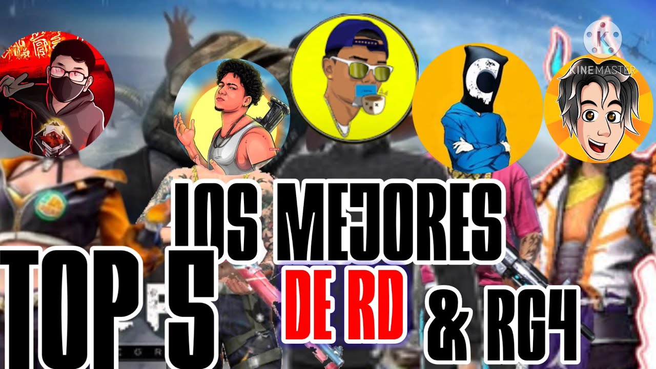 Top 5 Los mejores jugadores de Free fire República Dominicana 🇩🇴💯 ...