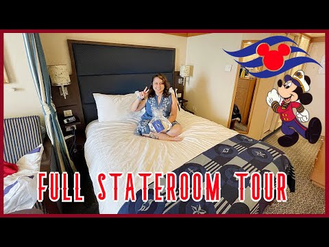 Disney Magic STATEROOM with Verandah TOUR